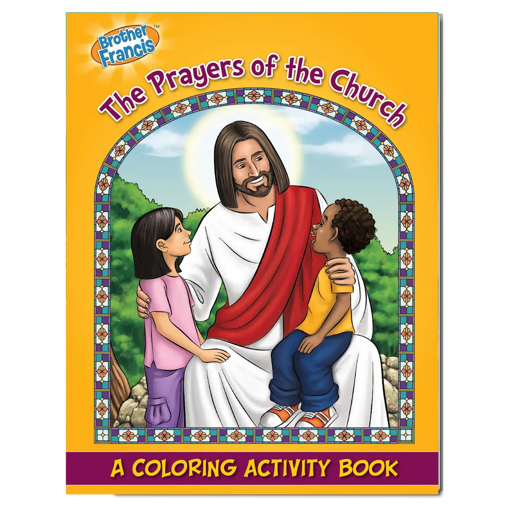 The Prayers of the Church for Catholic children coloring and activity book