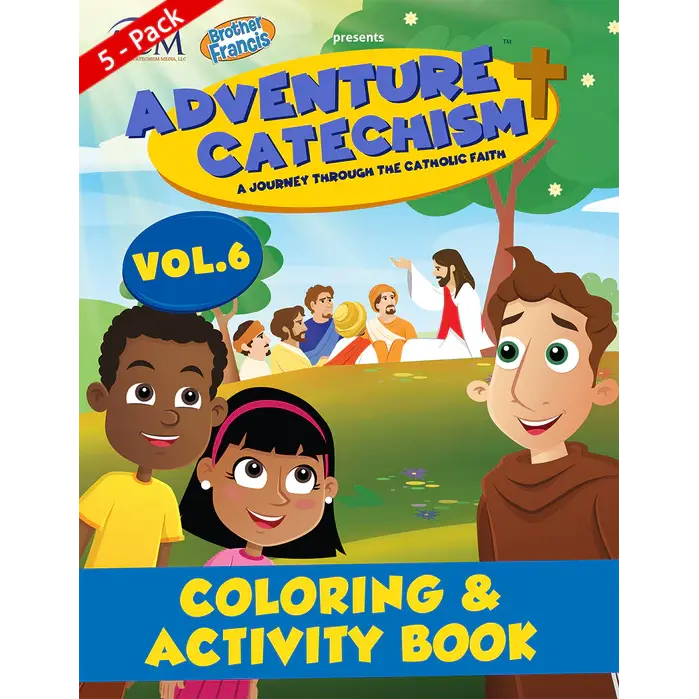 5-Pack of Adventure Catechism Volume 6 - Coloring and Activity Book 5-Pack of Adventure Catechism Volume 6 - Coloring and Activity Book