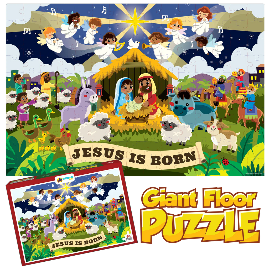 Jesus is Born - 150-piece giant floor puzzle