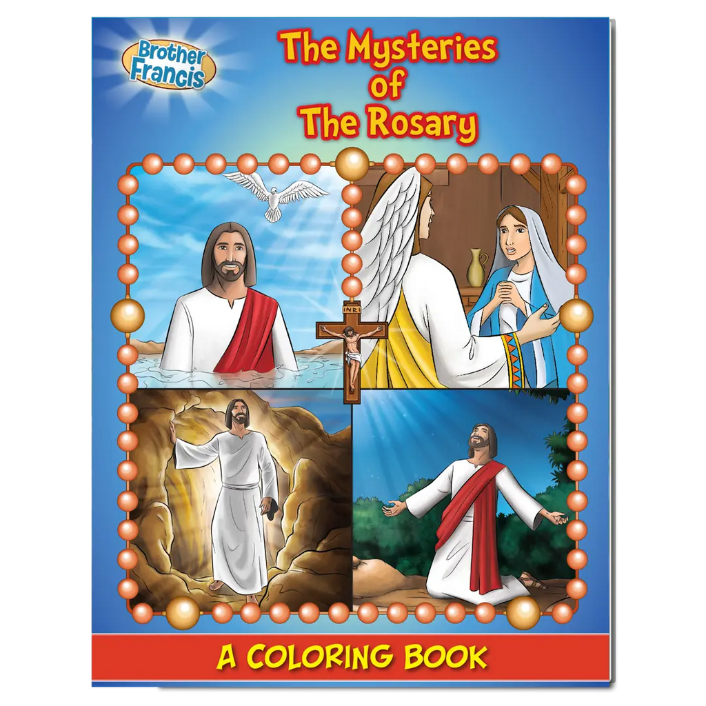 rosary mysteries coloring pages