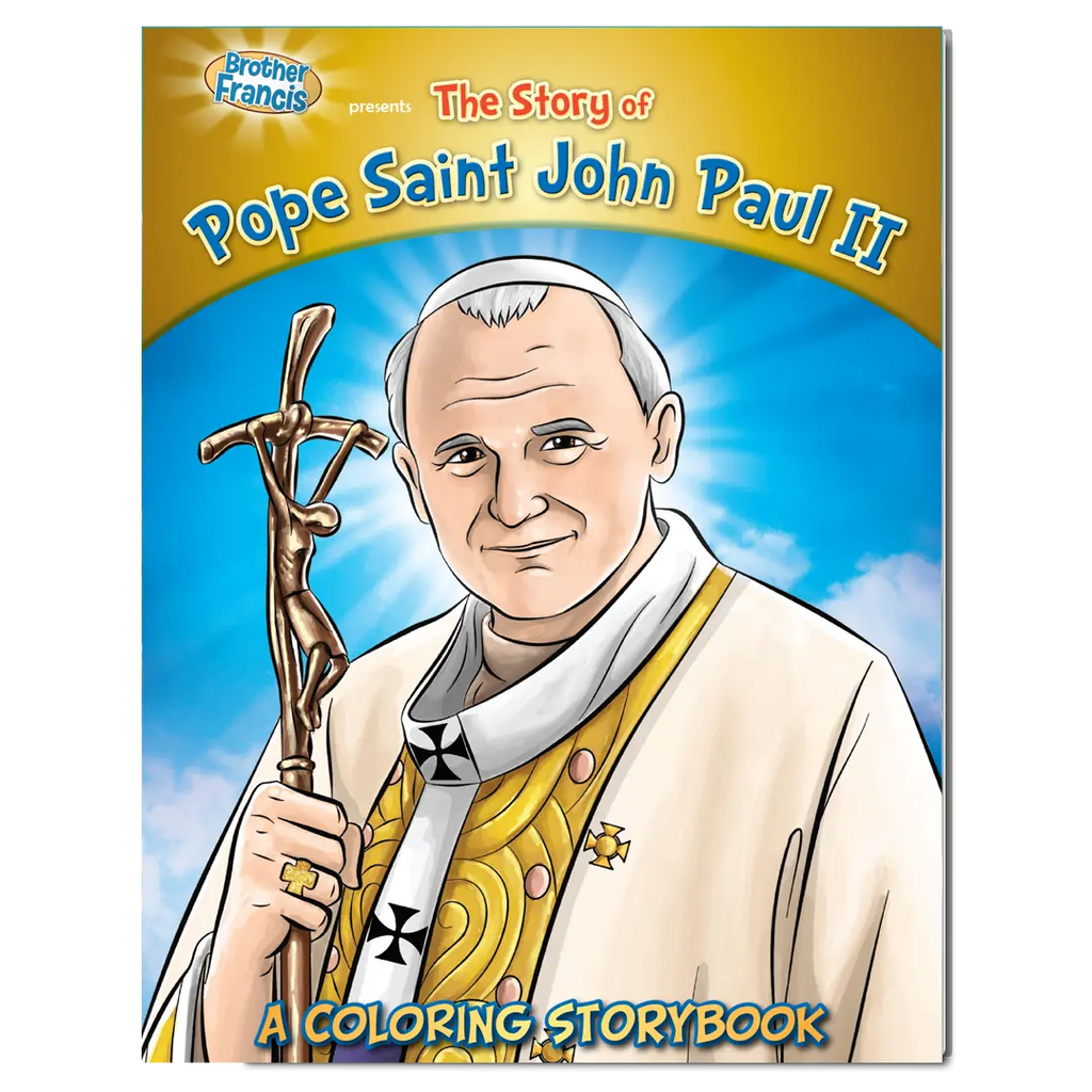 saint pope john paul ii coloring pages