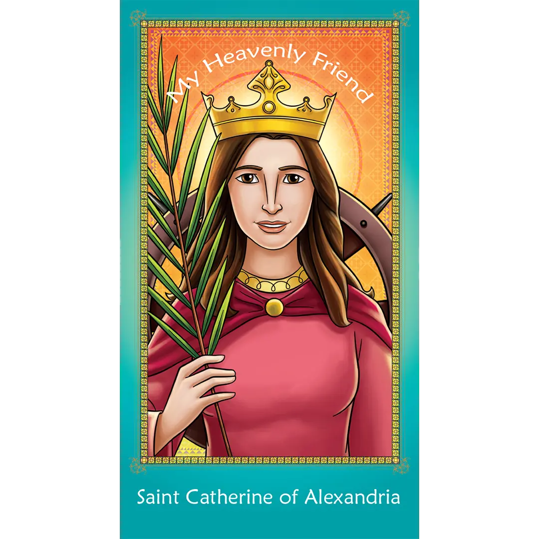 Prayer Card Saint Catherine Of Alexandria Prayer Card Saint Catherine Of Alexandria