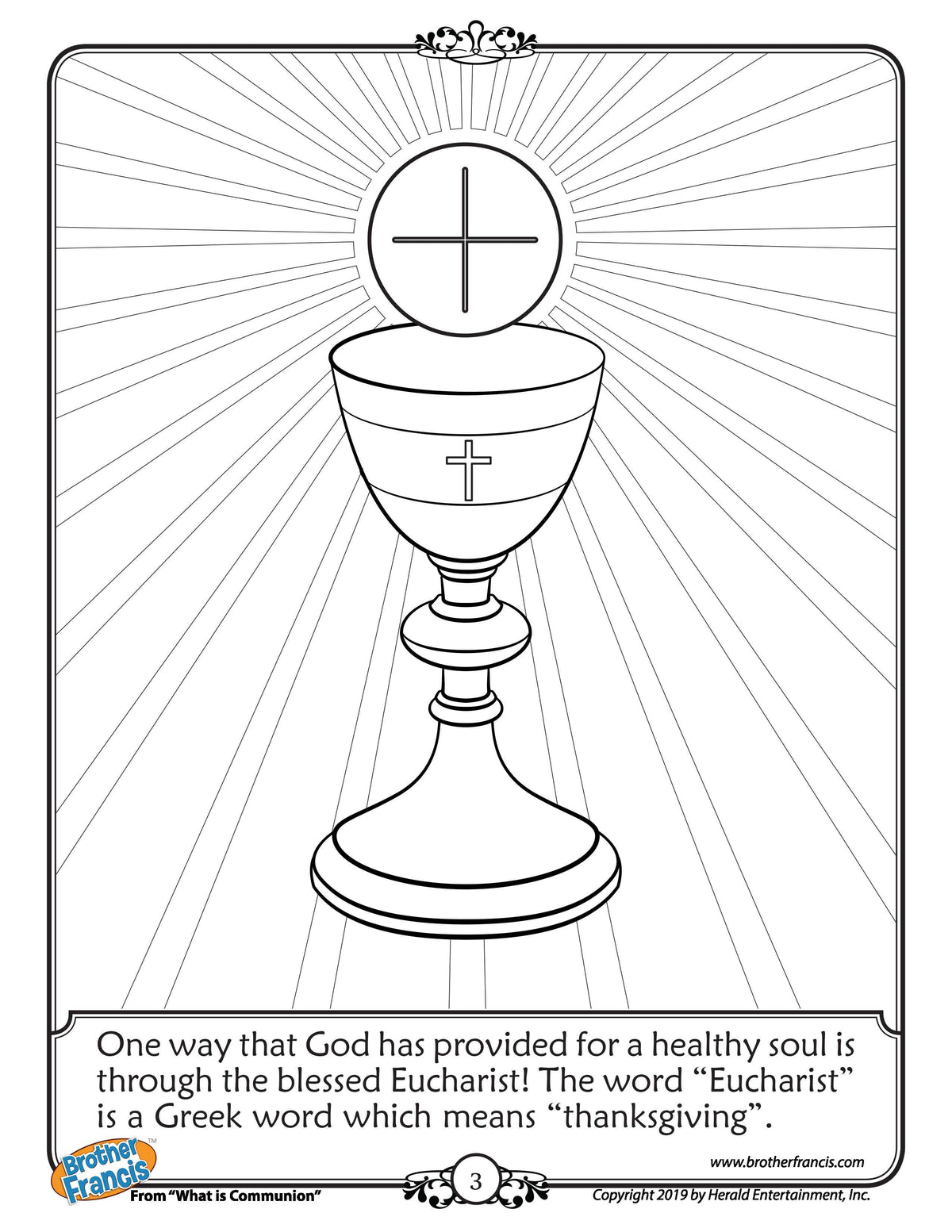 simple communion for kids coloring pages
